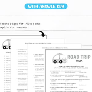 Kids Road Trip Games Bundle, Family Road Trip Pack, Printable Travel ...