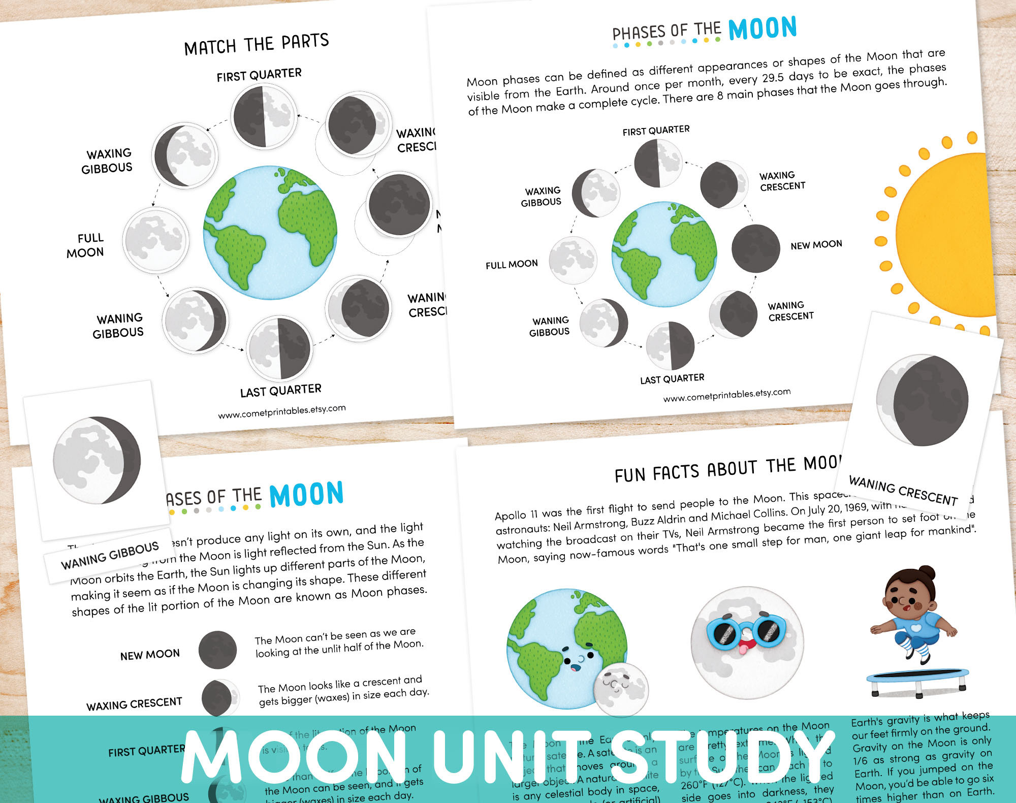 Moon Phases Worksheet