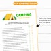 Camping Trivia Game, Camping Quiz Games, Camp Printables, Wildlife ...