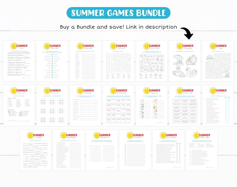 Summer Emoji Game, Summer Emoji Pictionary, Printable Emoji Quiz, Fun ...