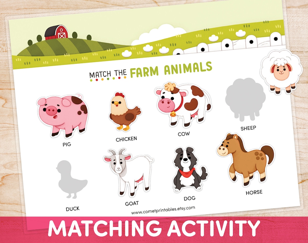 Farm Week Preschool Activities Farm Animals Preschool - Etsy