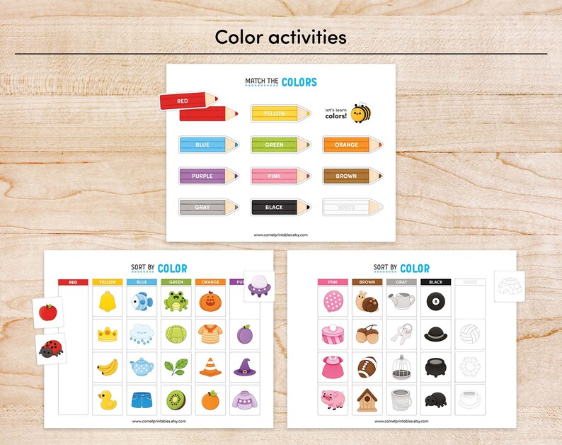 Pre-k Toddler Busy Book With Alphabet Learning Chart Matching - Etsy