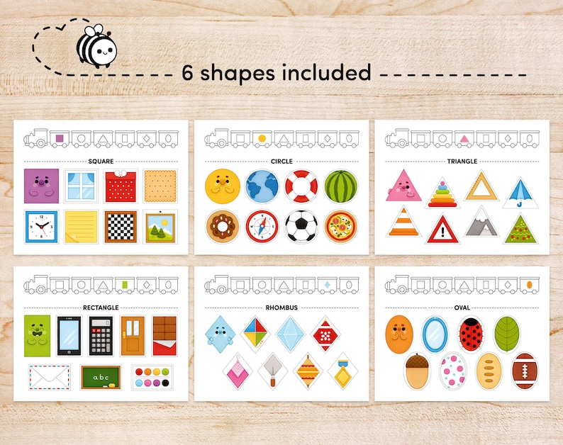 Shape Matching Montessori Busy Book, Toodler Busy Book 2 Year Old ...