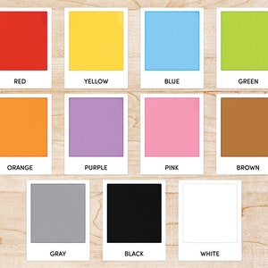 Colors Flashcards, Montessori 3 Part Cards, Printable Color Flash Cards ...