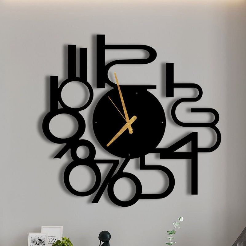 Big Black Clock - Etsy