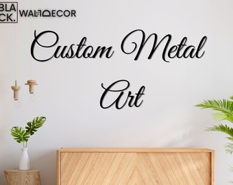 Metal Wall Words - Etsy