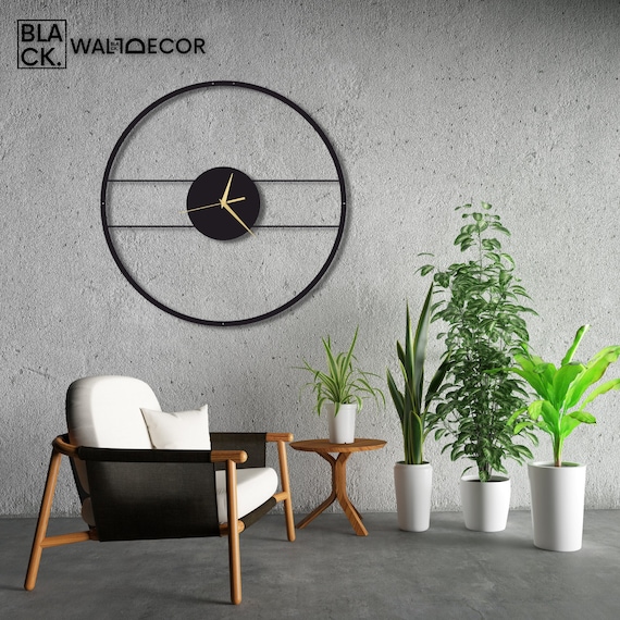 Modern Wall Clock Unique Wall Clock Metal Wall Clock Silent - Etsy