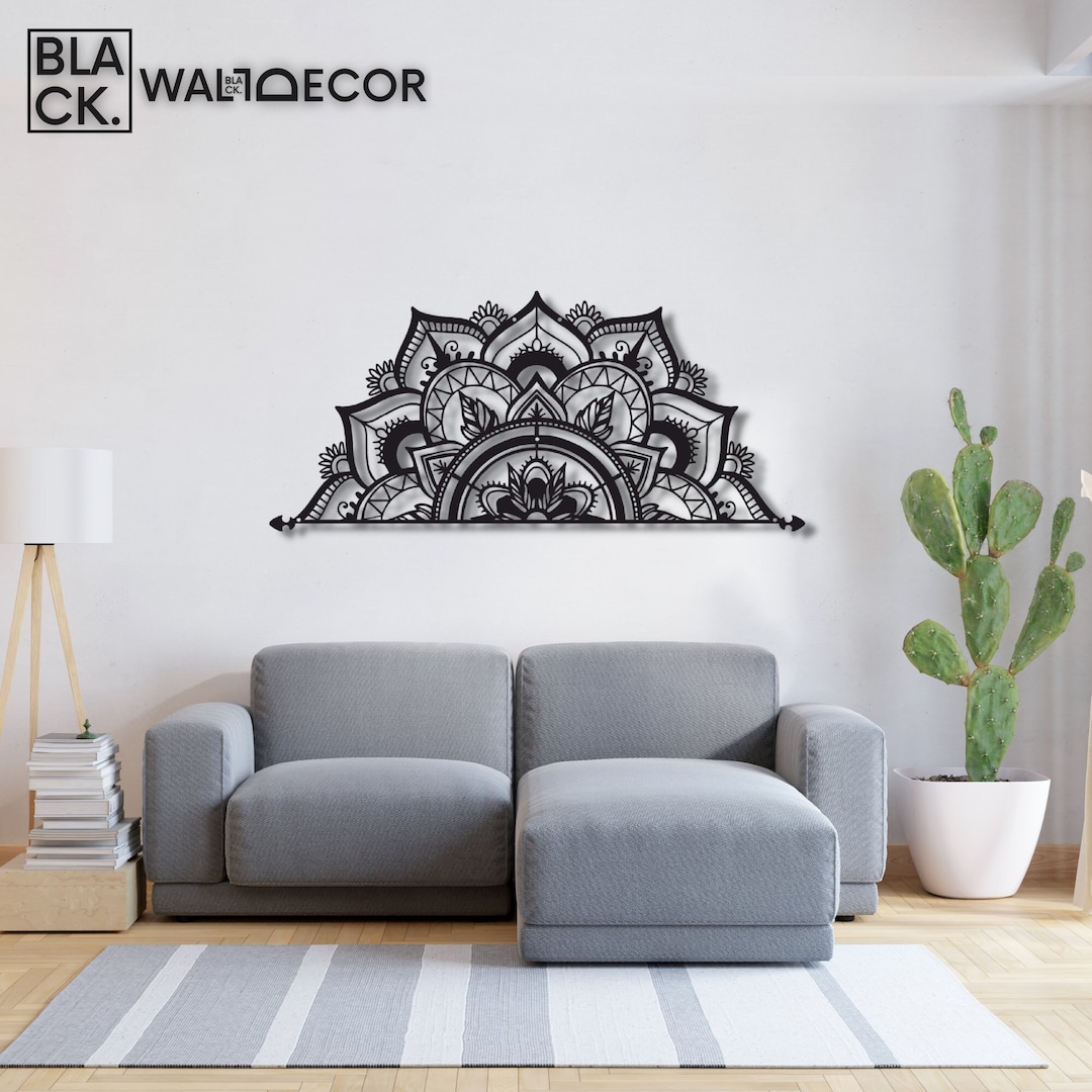 Mandala Wall Art, Mandala Wall Decor for Over Bed, Extra Large Wall ...
