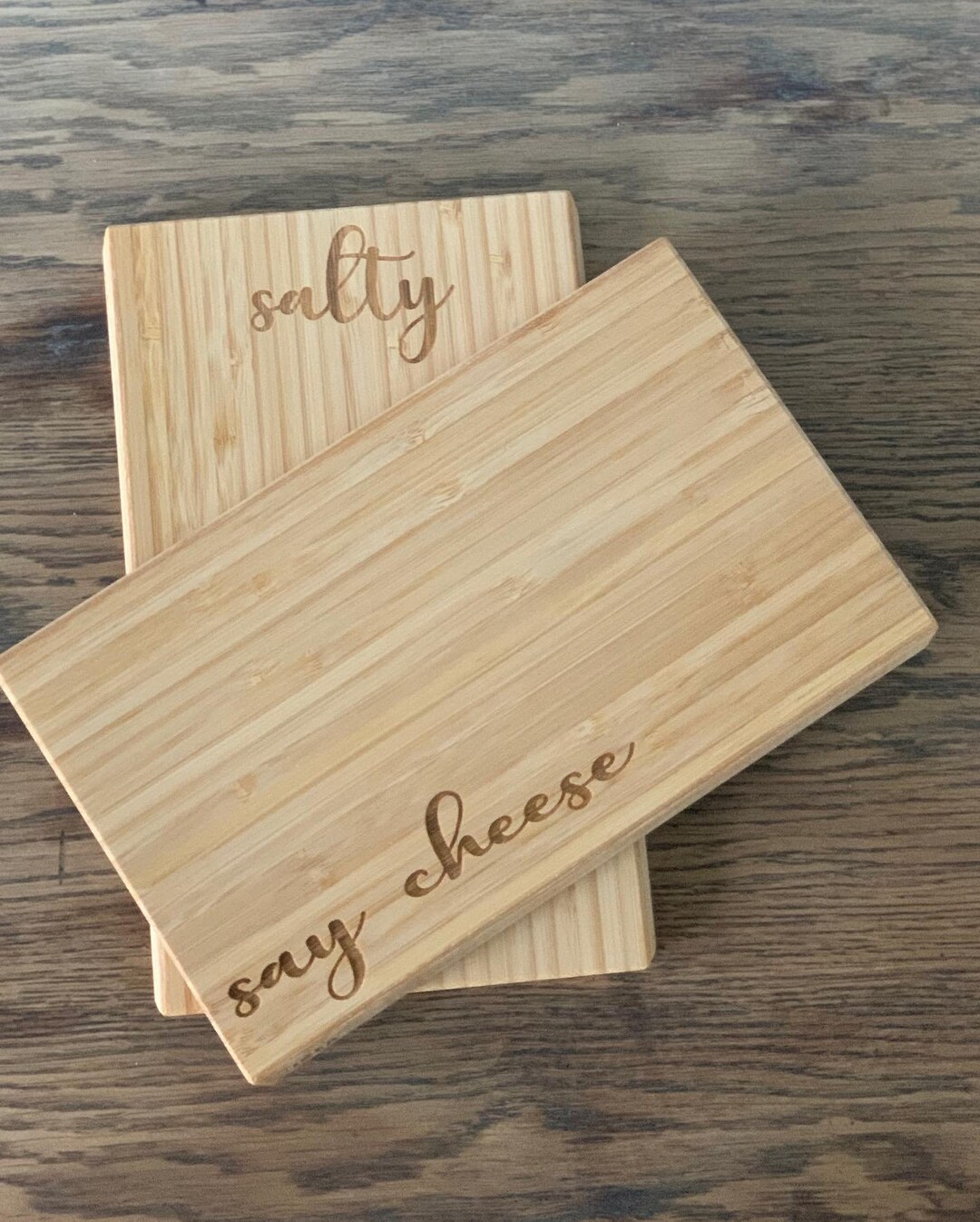 Say Cheese or Salty Charcuterie Boards / Small Cutting Boards / Gift ...