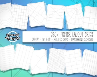 260+ Poster Design Grid Templates A3 - Gutter, Baseline, Hierarchical ...