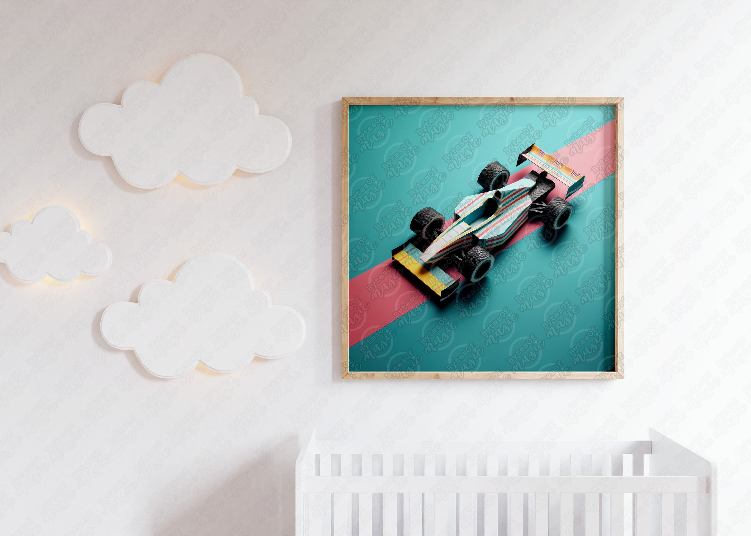 Papercraft Formula 1 Indycar Wall Art Playroom Decor - Etsy Singapore
