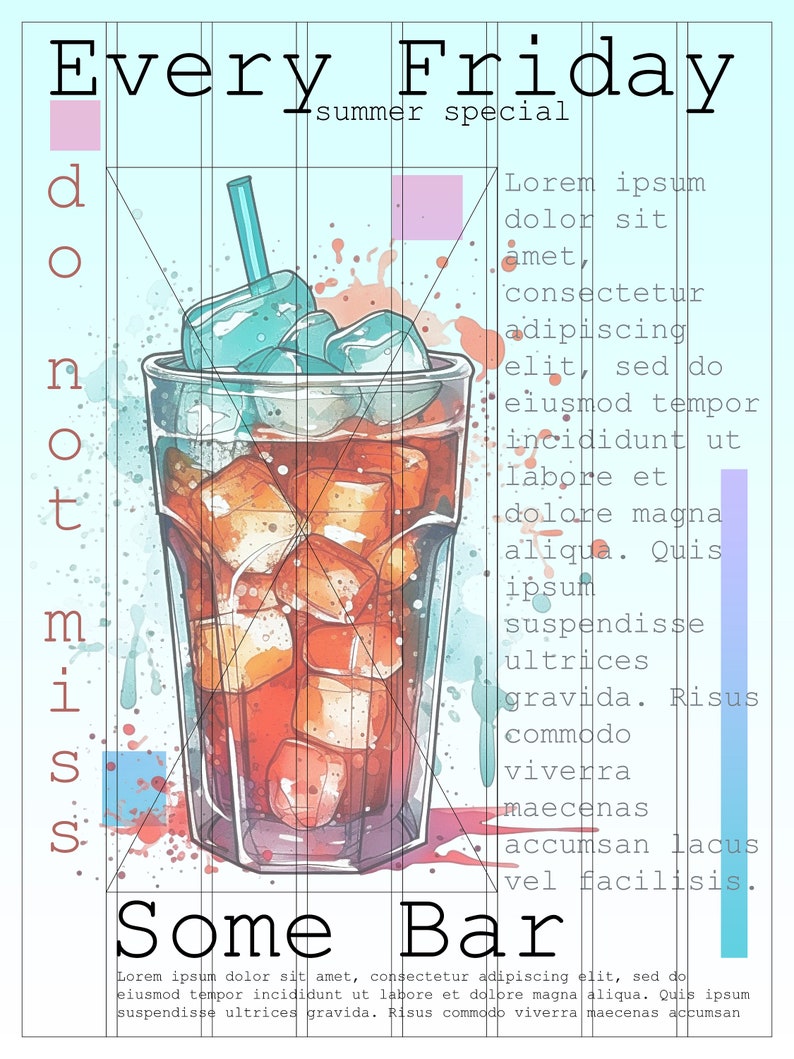 260+ Poster Design Grid Templates A3 - Gutter, Baseline, Hierarchical ...