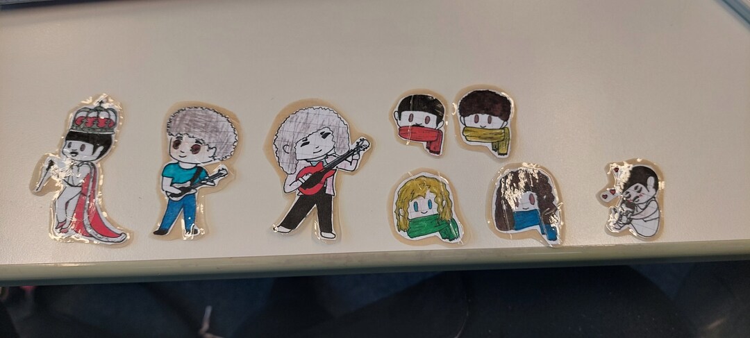 QUEEN Selfmade Stickers Painted - Etsy
