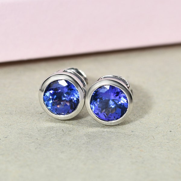 Tanzanite Earrings - Etsy