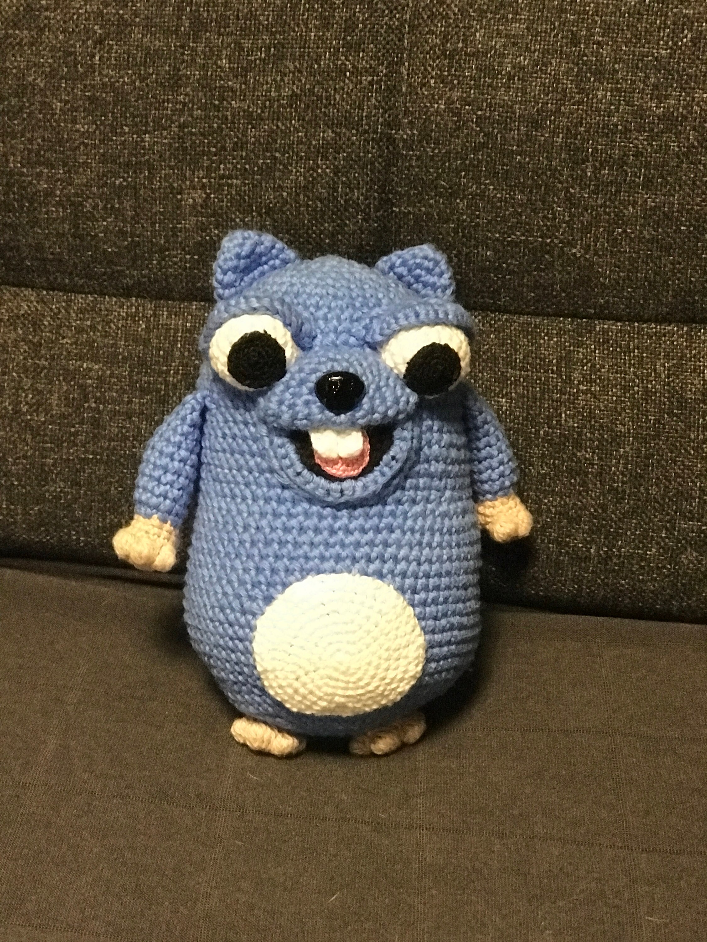 Patron De Lemming Au Crochet - FICHIER PDF UNIQUEMENT – Anglais Et ...