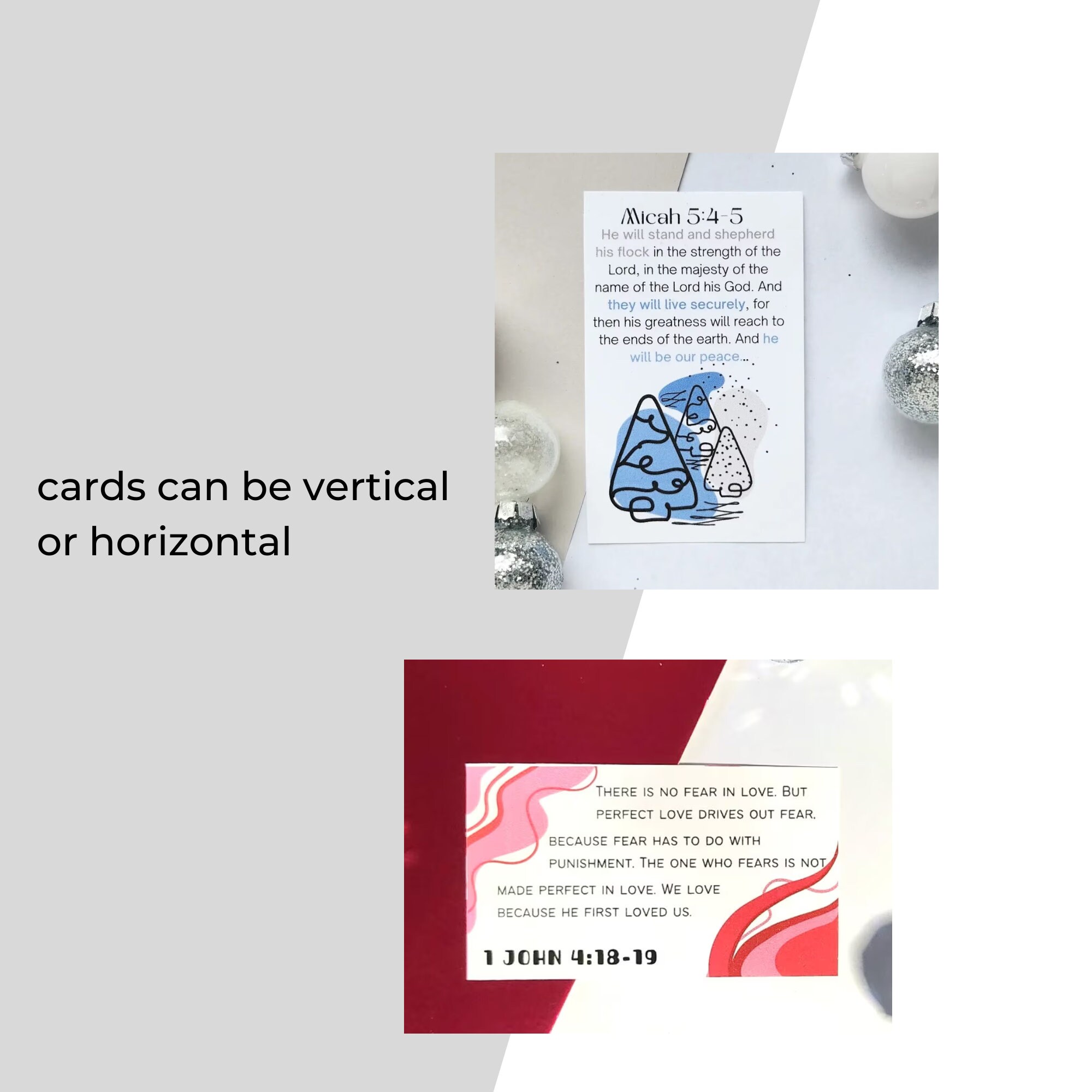 Custom Bible Verse/pass It on Message/business Cards | 3.5inx2in - Etsy