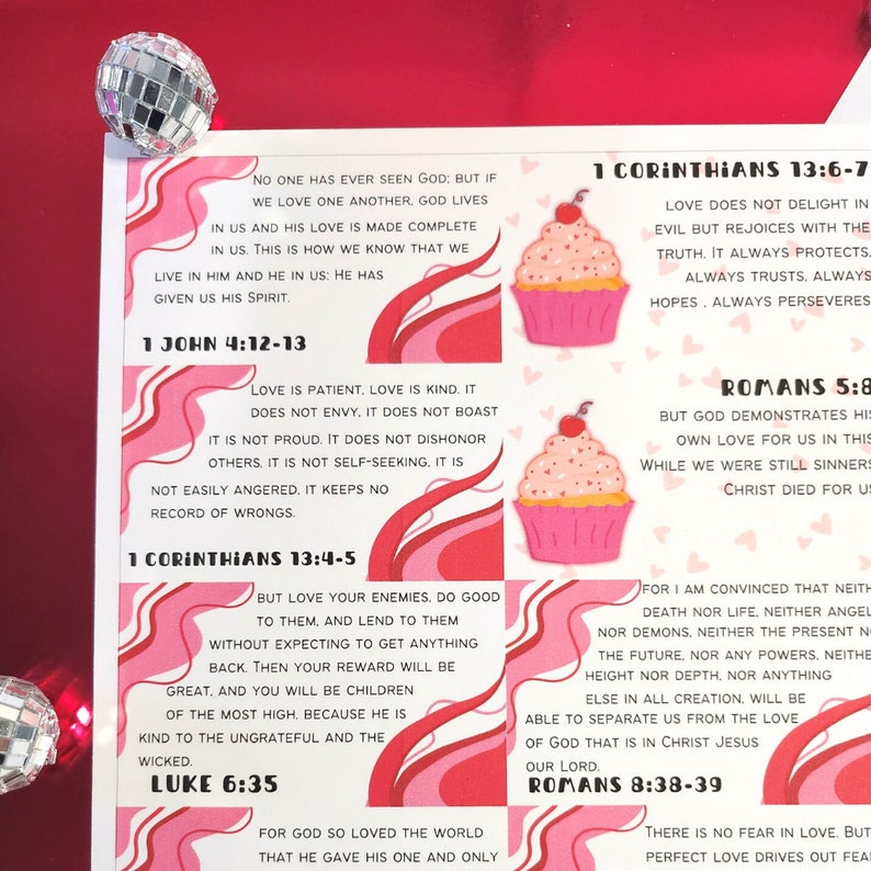 Printable Download Bible Verse Valentine's Day Pass Along Cards 30 Pack ...