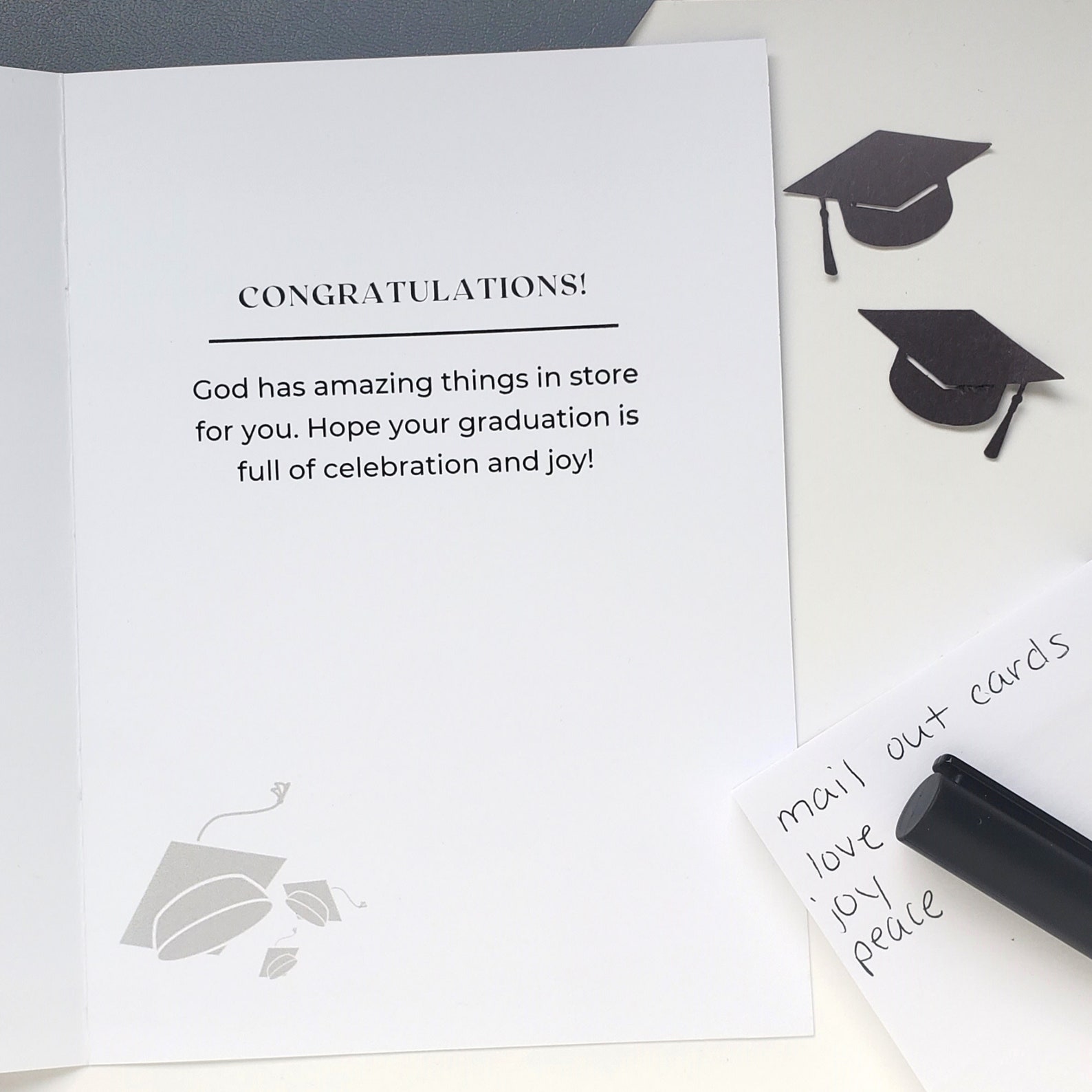 Grad Christian Acronym Card | Happy Graduation | Congratulations ...