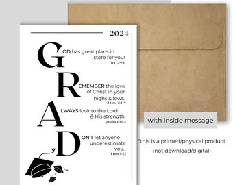 Graduation Cards, Proverbs 3:6, Christian Graduate, Bible Scripture ...
