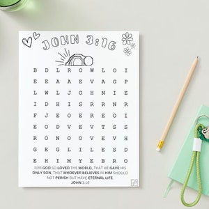 Christian Easter Word Search Pack of 5 | Answer Key Included ...