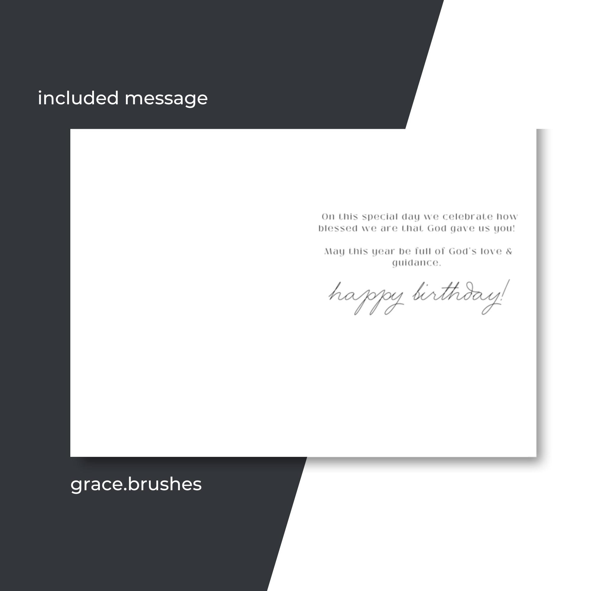 BDAY Christian Acronym Card- Printable Downloads | Bible Verse ...