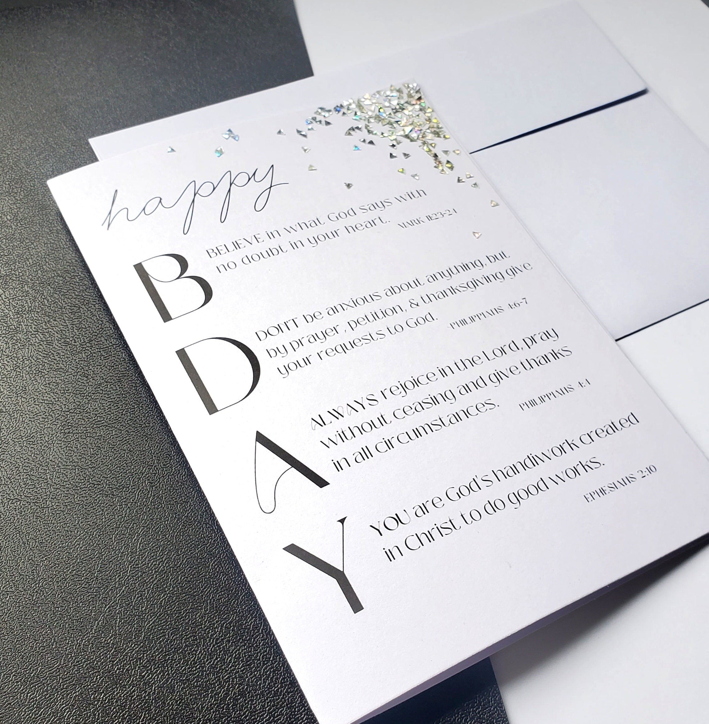 Birthday Christian Acronym Card Sparkle Accents Happy Birthday Bible ...