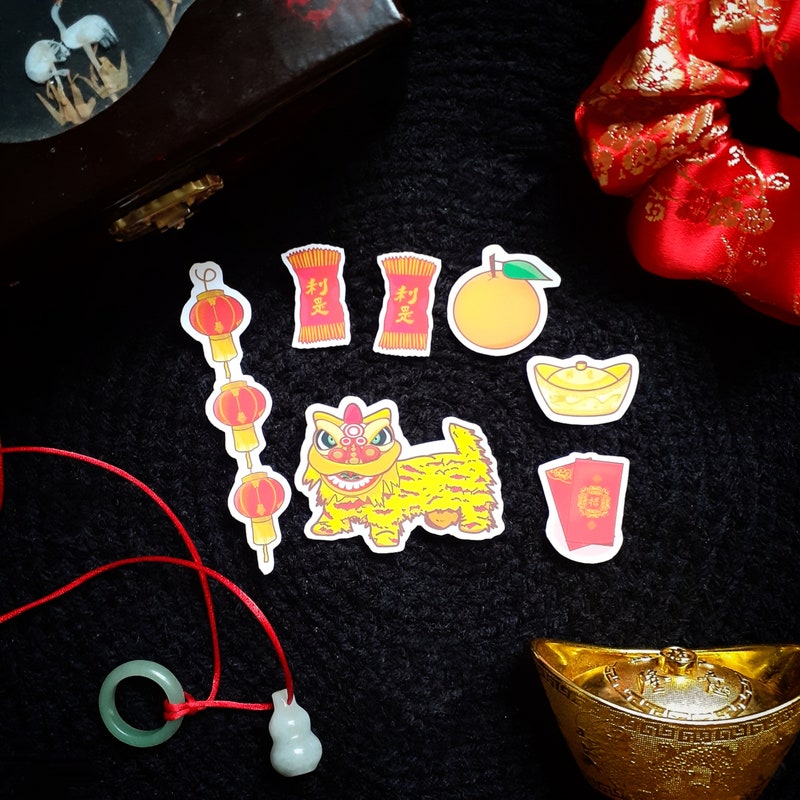 Chinese Stickers - Etsy