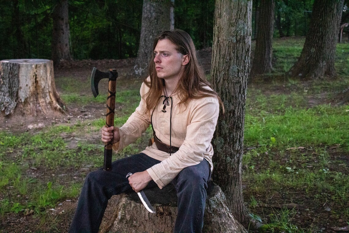 One Handed Viking Battle Axe - Etsy