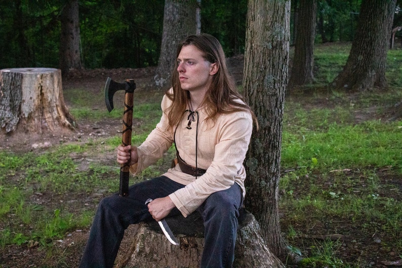 One Handed Viking Battle Axe - Etsy