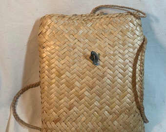Straw Basket Backpack - Etsy