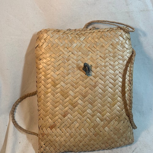 50 % OFF Straw Beach Bag With Leather Strap Straw Backpack - Etsy