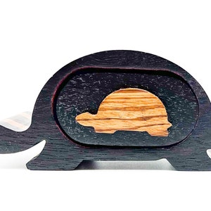 Turtle Bandsaw Box Birthday Gift Anniversary Gift Reptiles - Etsy