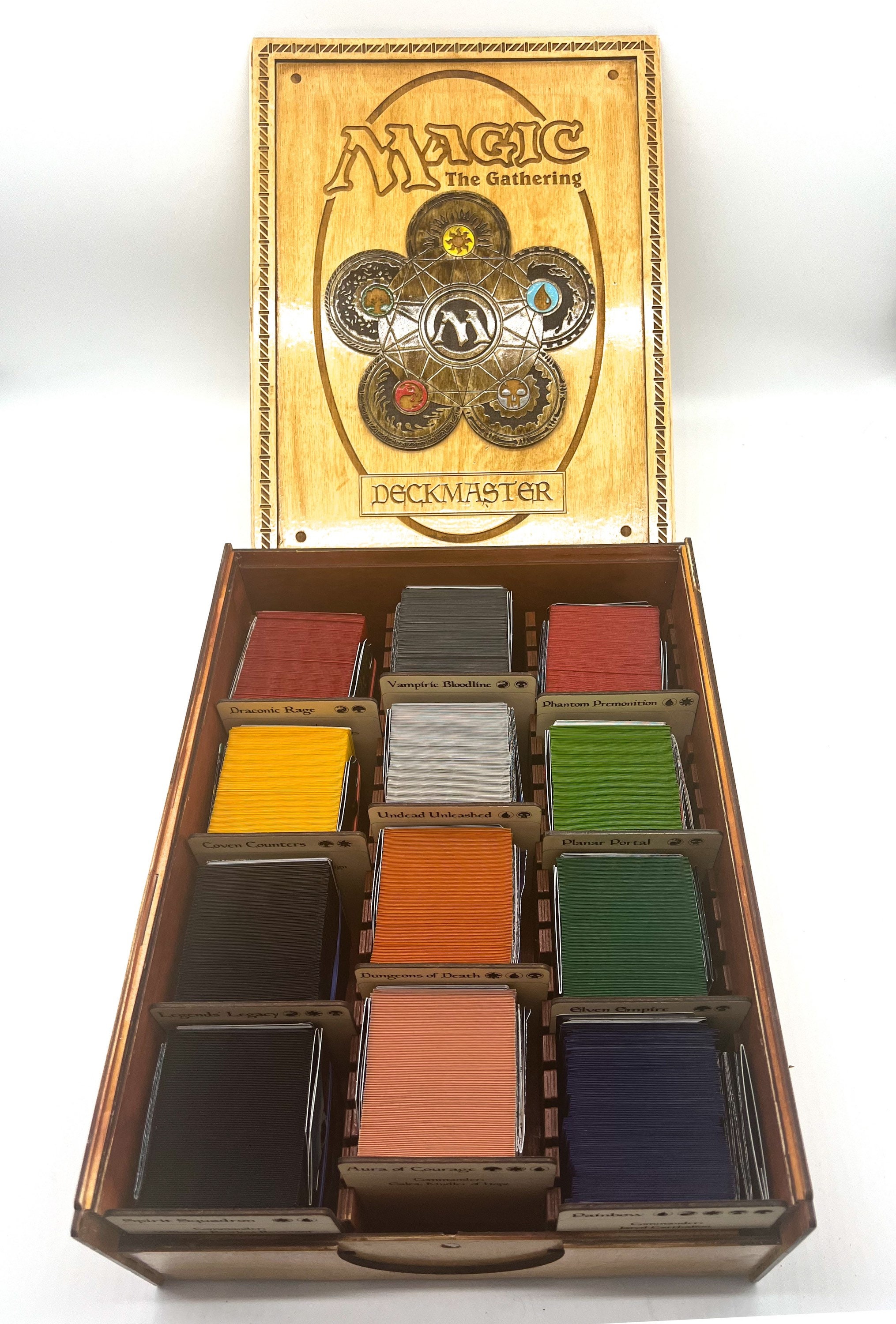 Magic the Gathering Card Collectors Storage Box Handcrafted - Etsy