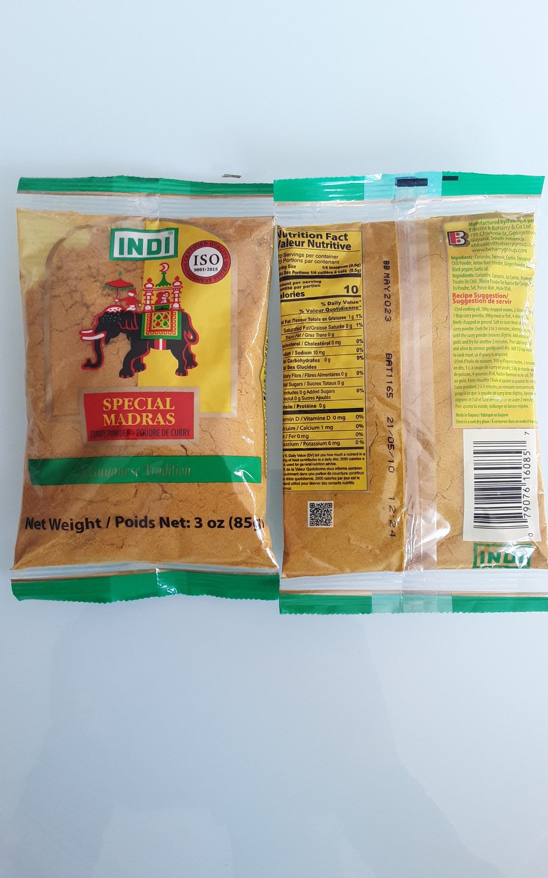 Guyanese Indi Special Madras Curry Powder 3oz 3 Packs - Etsy