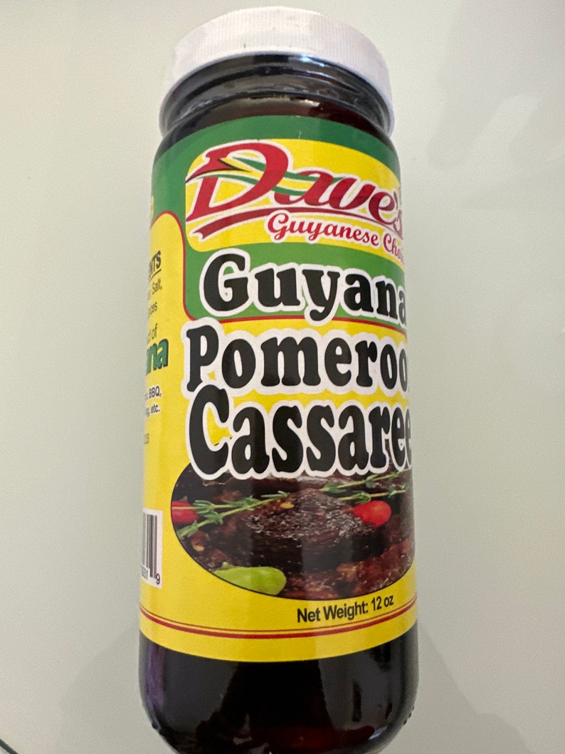 Guyana Pomeroon Cassareep Dave’s - 12 Oz Guyanese Pepper Pot Flavor ...