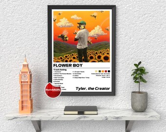 Flower Boy Tracklist Poster - Etsy