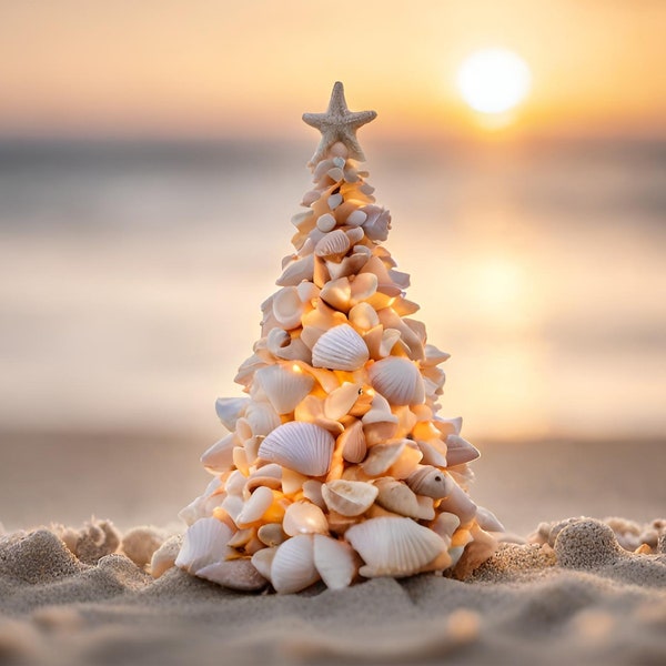 Seashell Christmas Tree - Etsy