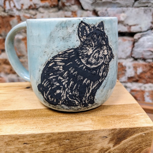 Sgraffito Mug - Etsy