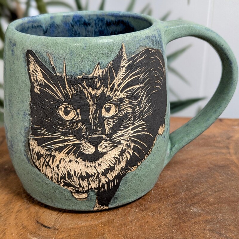 Sgraffito Mugs Handmade - Etsy