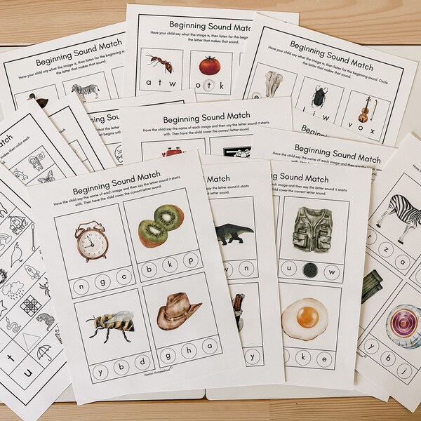 Beginning Sounds - Etsy