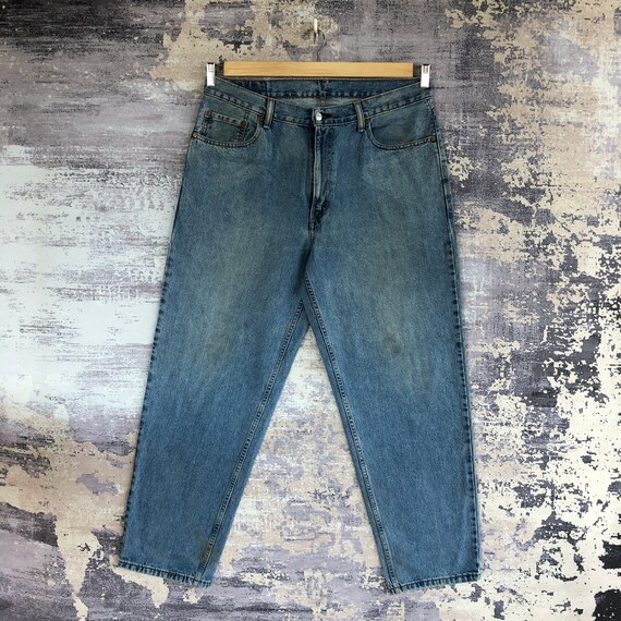 W36 Vintage Levi s 560 Baggy Light Wash Jeans 90s Womens High Rise Levis Pants Blue Levis Faded Stonewash Denim Levis Mom Jeans Size 36x32 Etsy