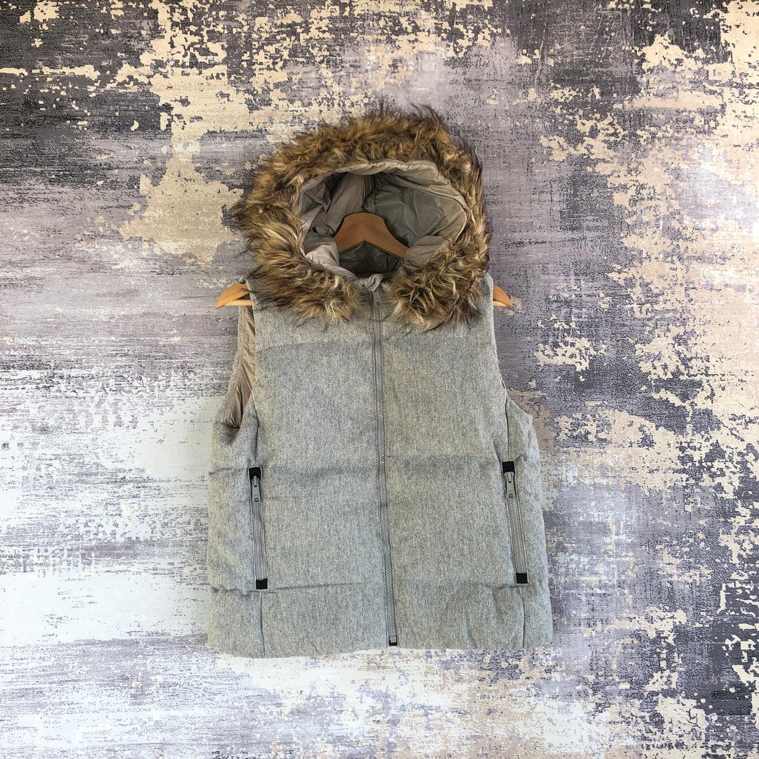 Vintage Japanese Puffer Jacket Japanese Vest Puffer Jacket Womens ...