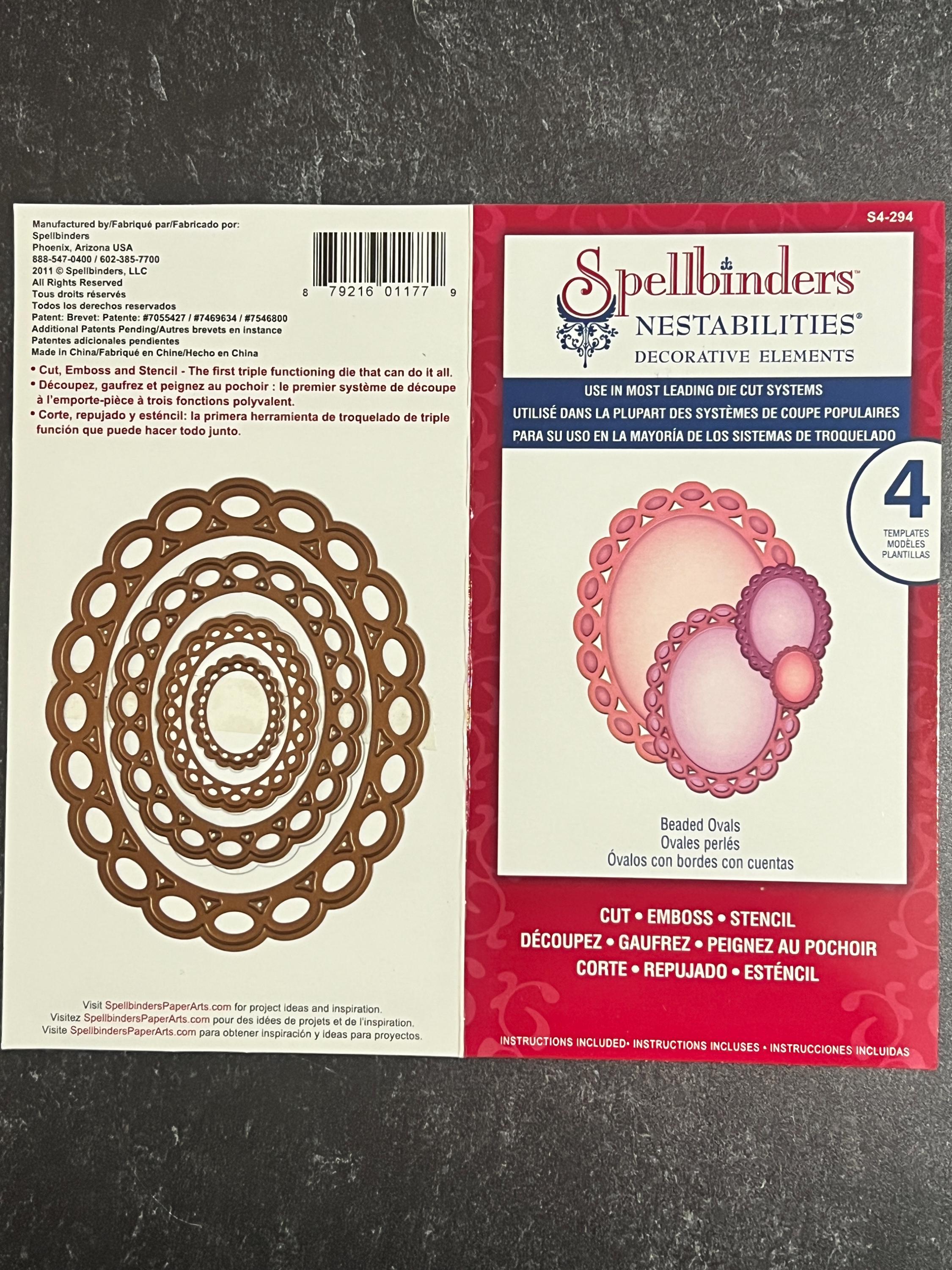 Spellbinders Nestabilities Dies-gently Used-metal Dies-spellbinders-circle Shape Dies-6 - Etsy