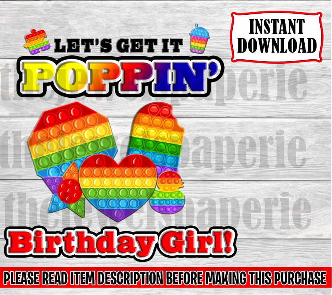 Pop It Digital Image-pop It Birthday-pop It Chip Bag-pop It Clipart-pop ...