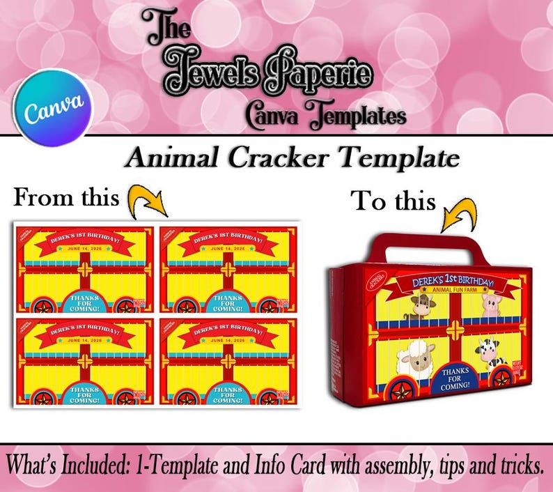 Canva Animal Cracker Template-animal Cracker Template-animal Cracker ...