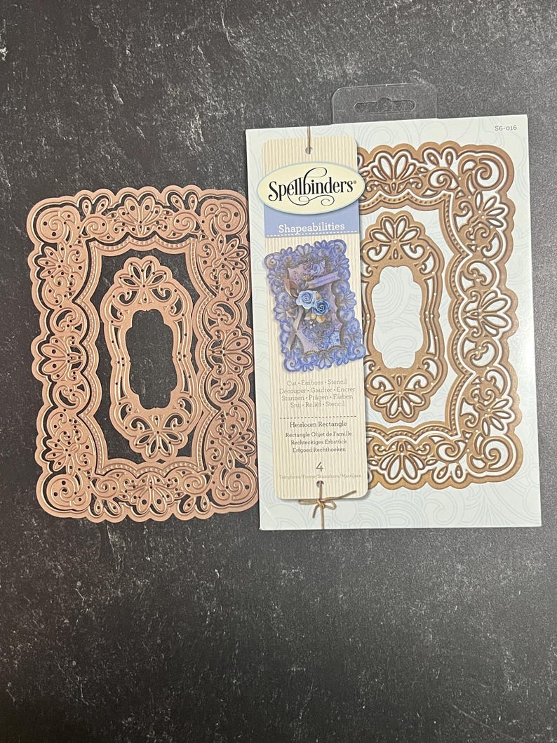 Spellbinders Nestabilities Dies-gently Used-metal Dies-spellbinders ...