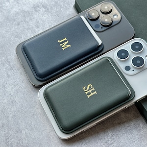 Personalized Magsafe Wallet, Custom Embossed Magsafe Wallet, Monogram ...