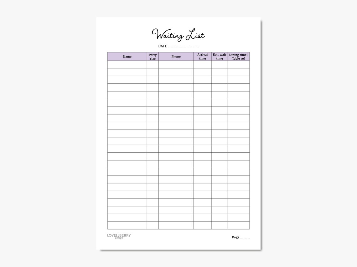 Restaurant Template Bundle | Digital Download PDF Printable | A4, A5 ...