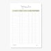 Waiting List | Digital Download PDF Printable | A4, A5, Letter | Table ...