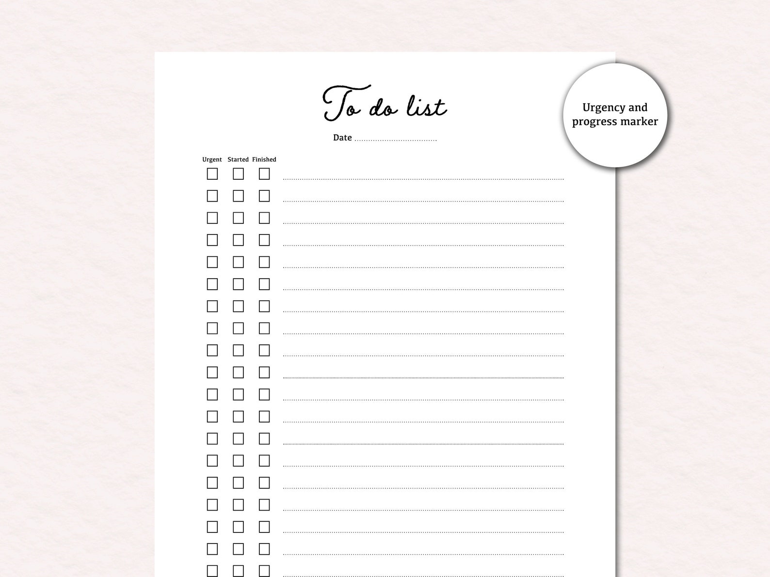 To Do List Templates Digital Download PDF Printable A4 A5 Letter to-do-list-templates-digital-download-pdf-printable-a4-a5-letter